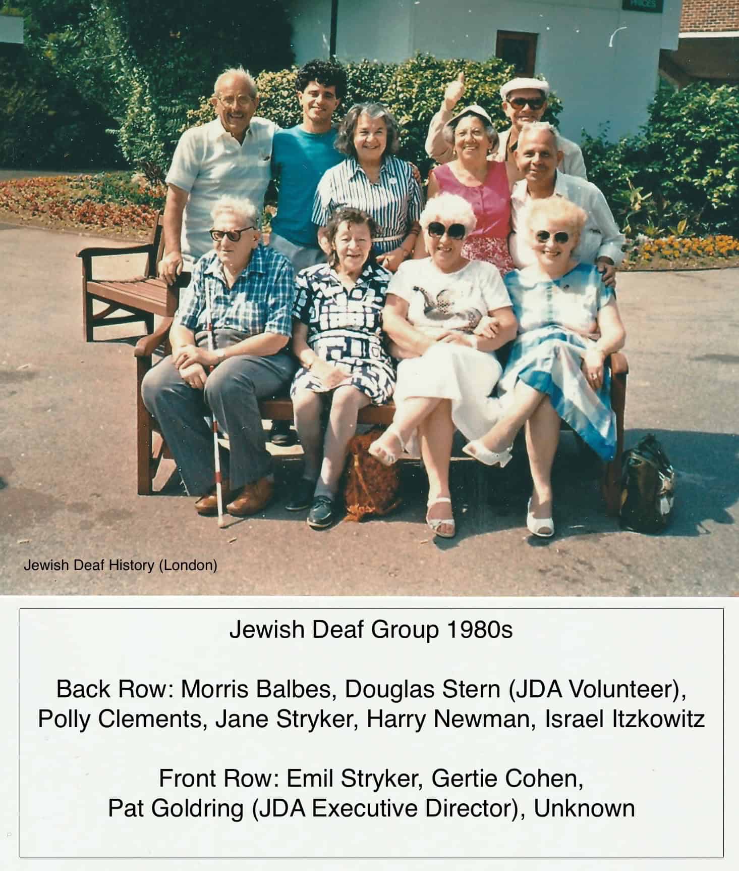 1980s - Jewish Deaf History London