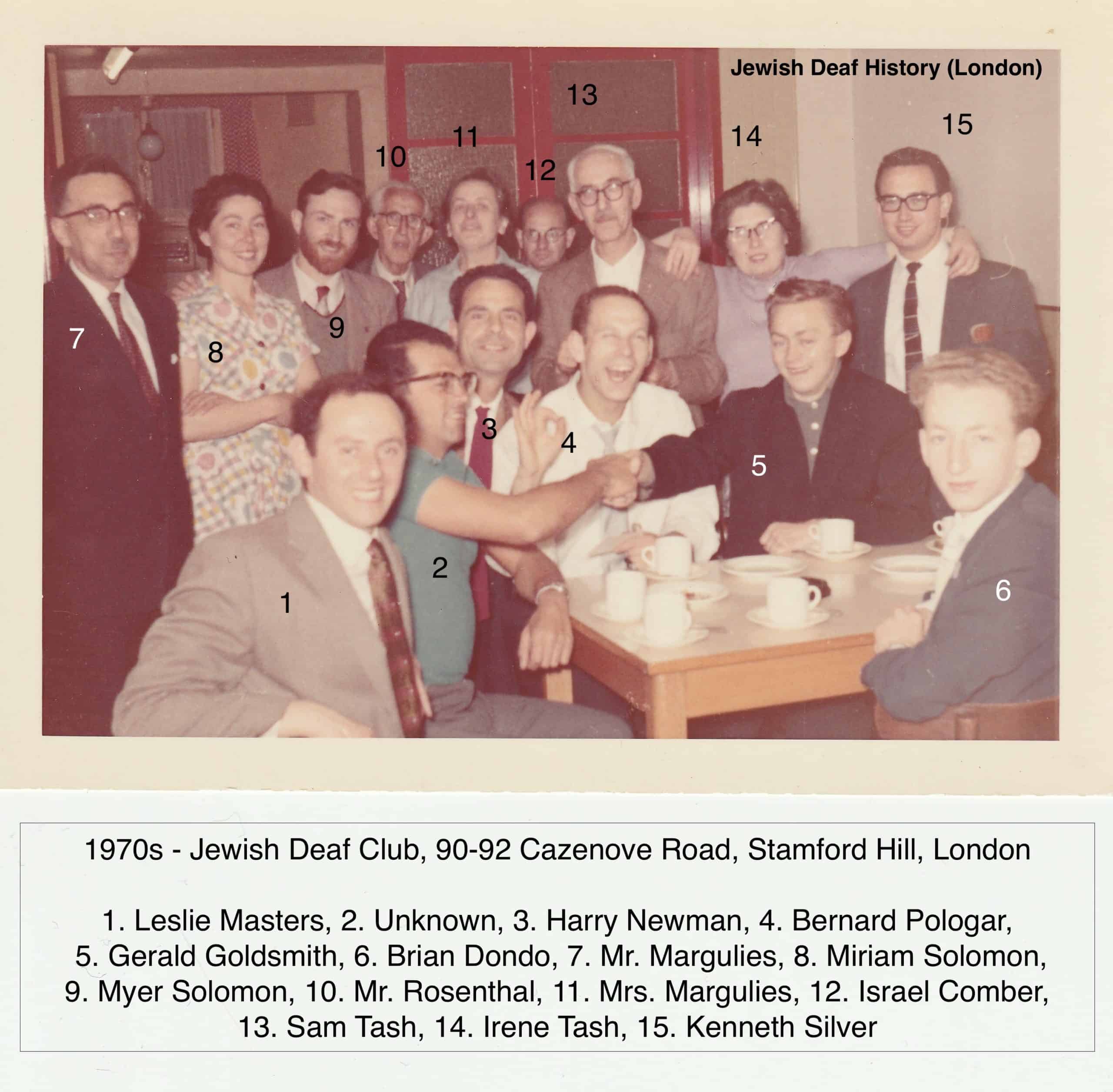 1970s - Jewish Deaf History London