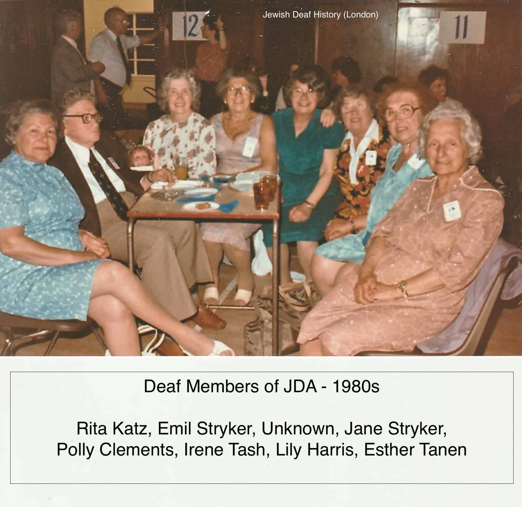 1980s - Jewish Deaf History London