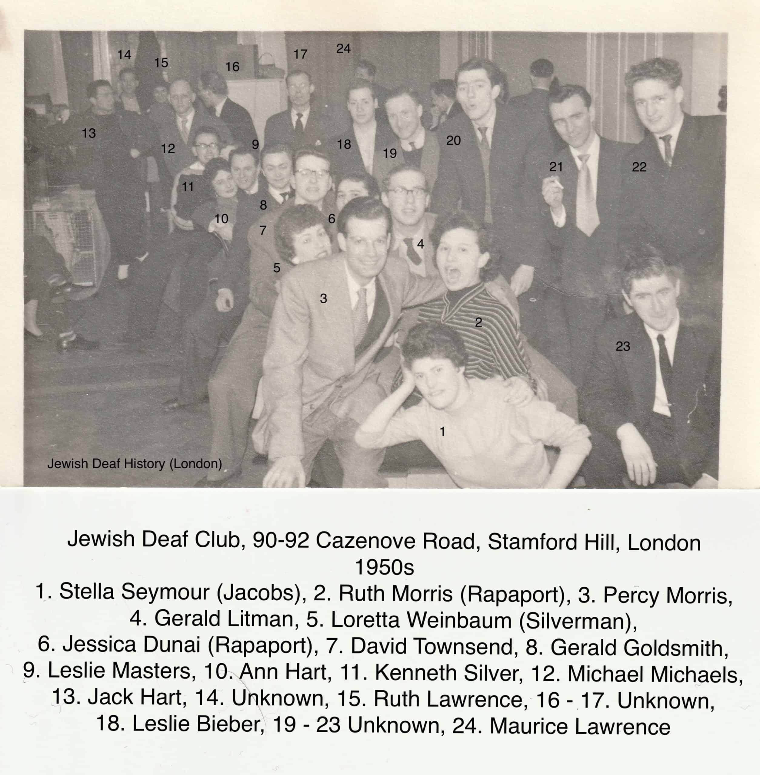 1950s - Jewish Deaf History London