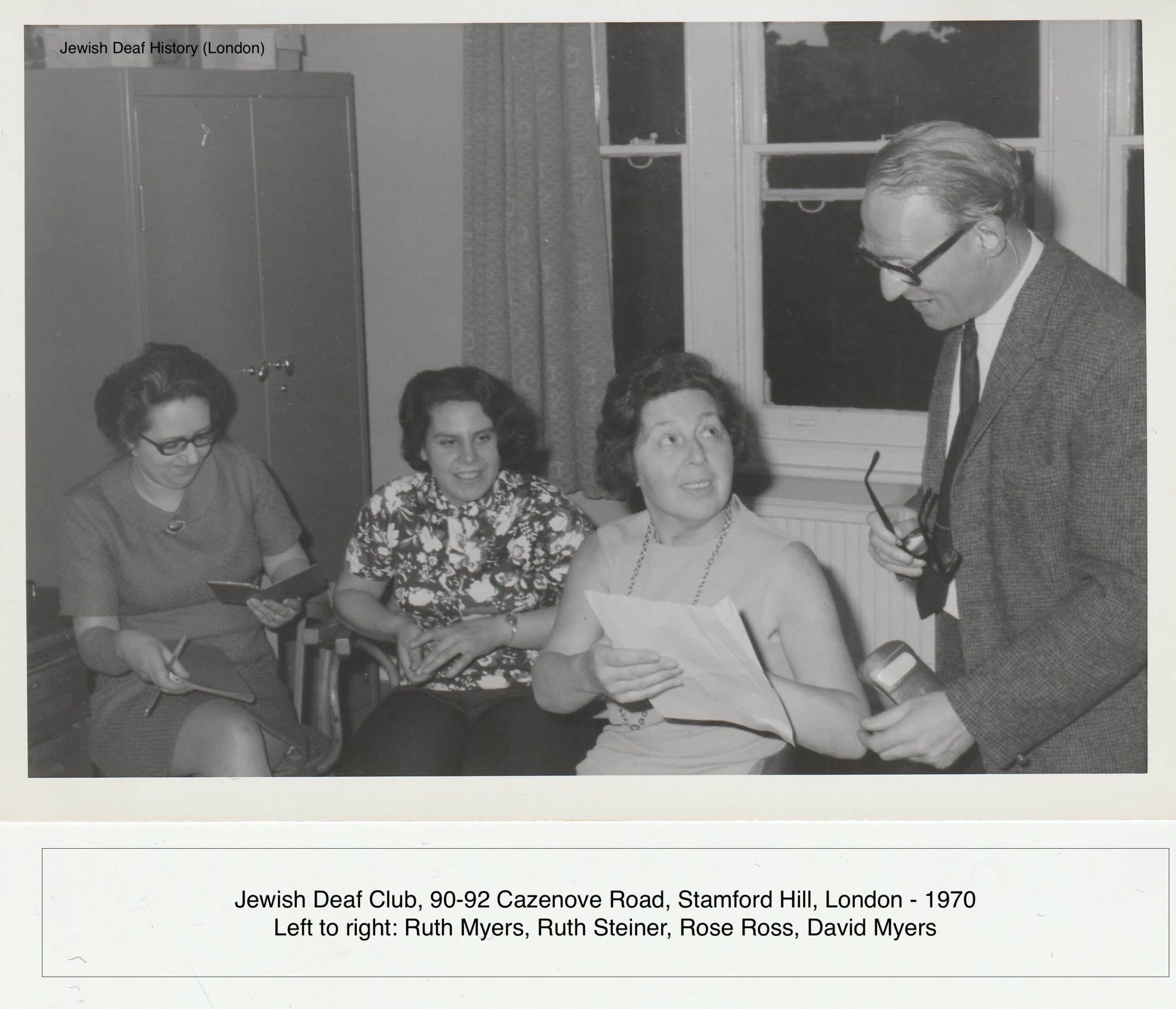 1970s - Jewish Deaf History London
