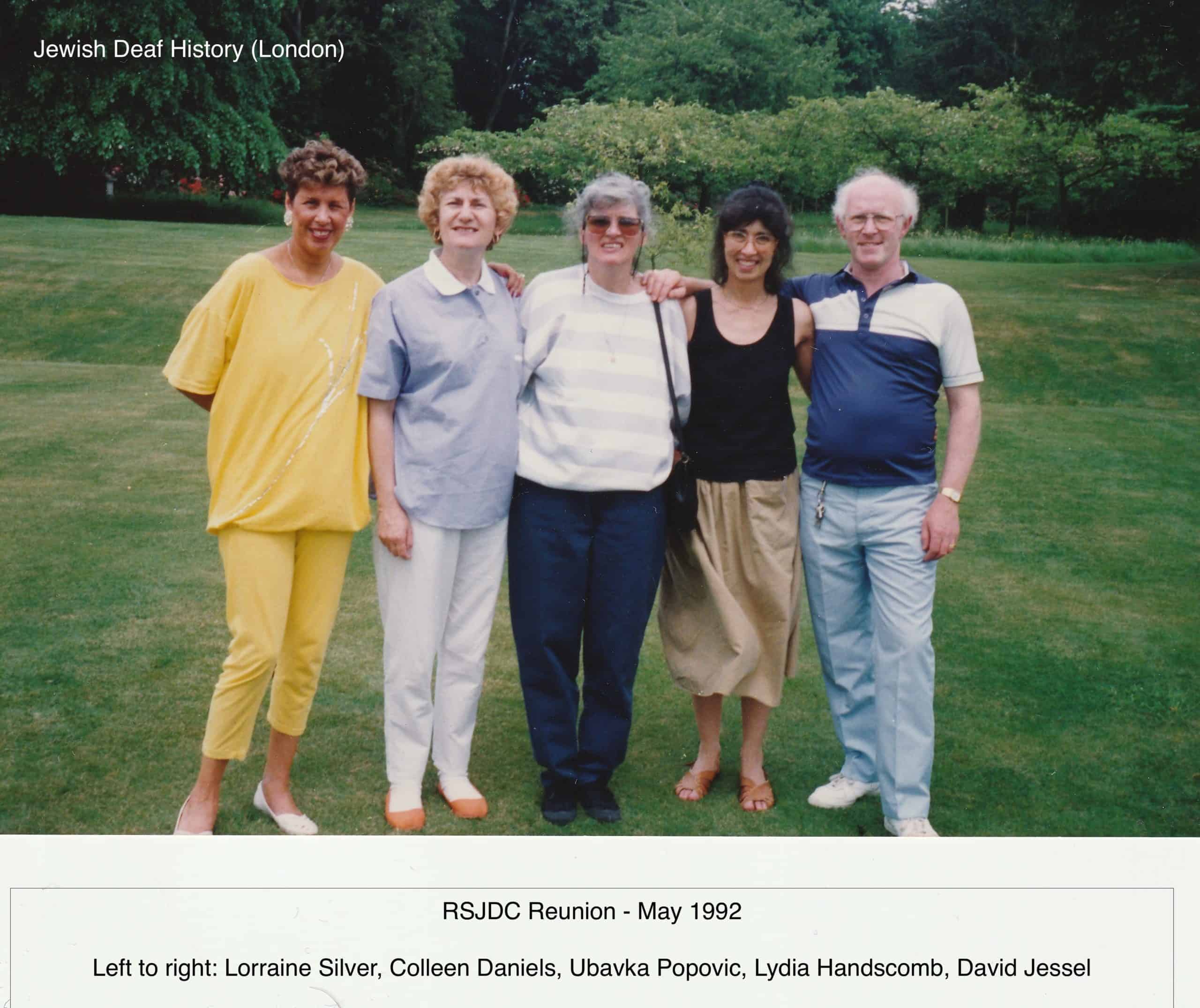 1992 Reunion - Jewish Deaf History London