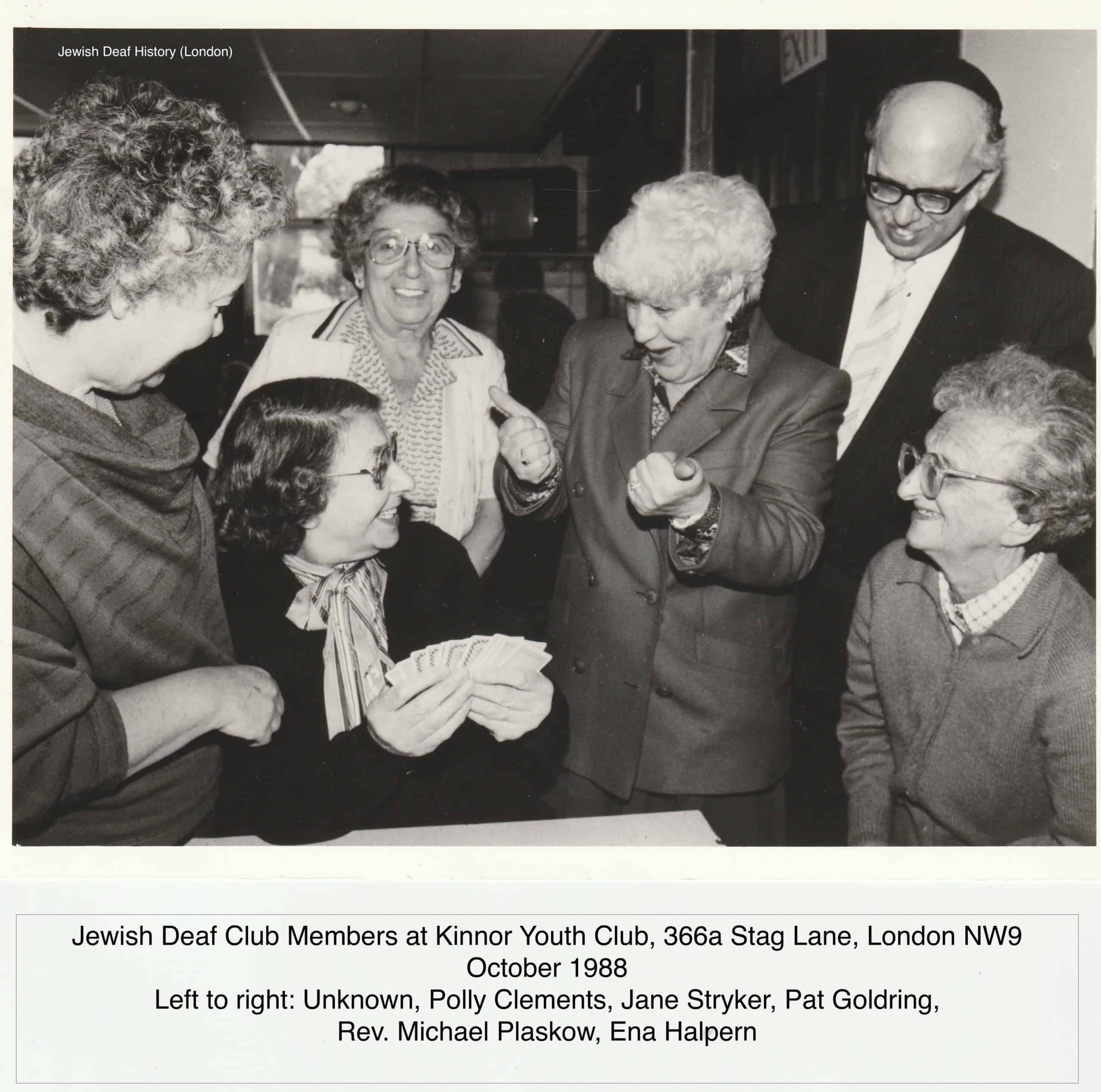 1980s - Jewish Deaf History London