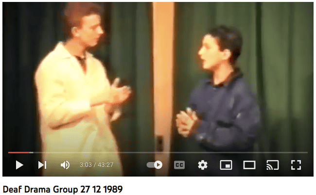 Deaf Drama Group - Video gallery - Jewish Deaf History London